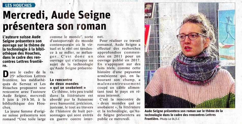 Retour sur le 5 juin 2019 : rencontre avec Aude Seigne aux Houches ...